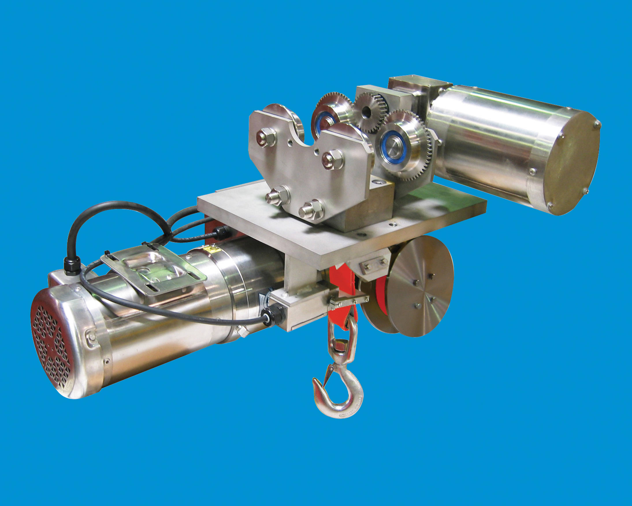 Clean Room Strap Hoist Features All Stainless Steel External Components ...