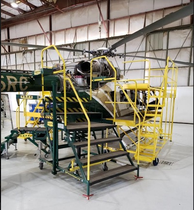 S.A.F.E. Delivers Custom EC145 Specific Maintenance Stands to Riverside ...