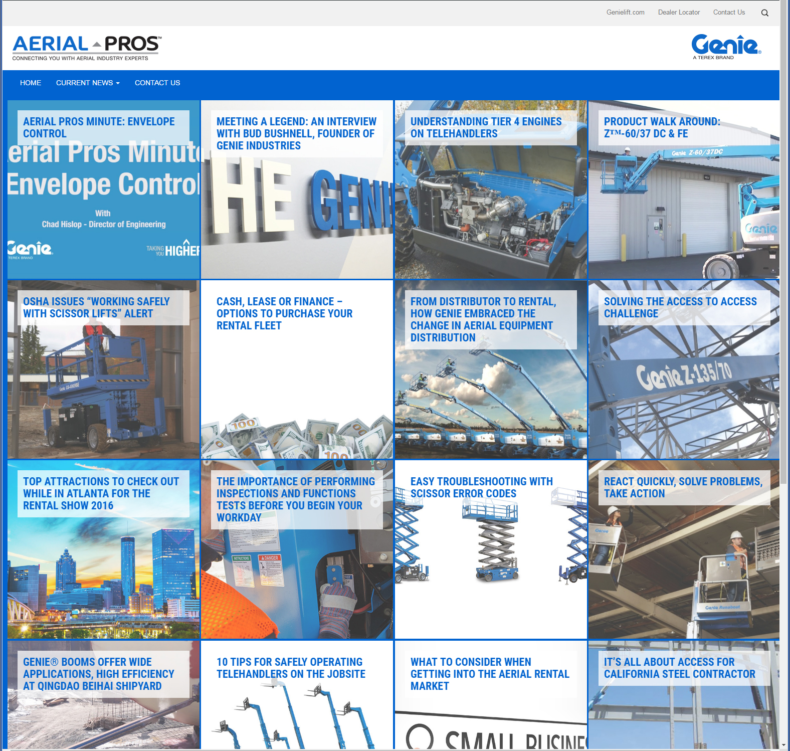 Genie Launches Educational Aerial Pros Website | Construction News ...