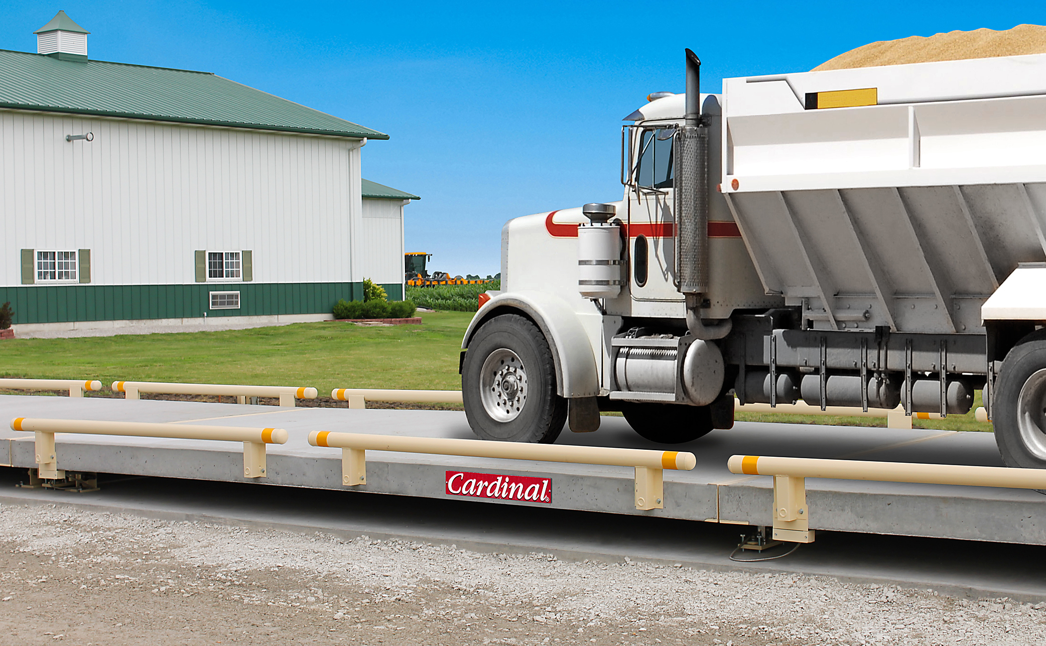 Cardinal Scale’s Harvester® Precast Concrete Deck Truck Scales For ...
