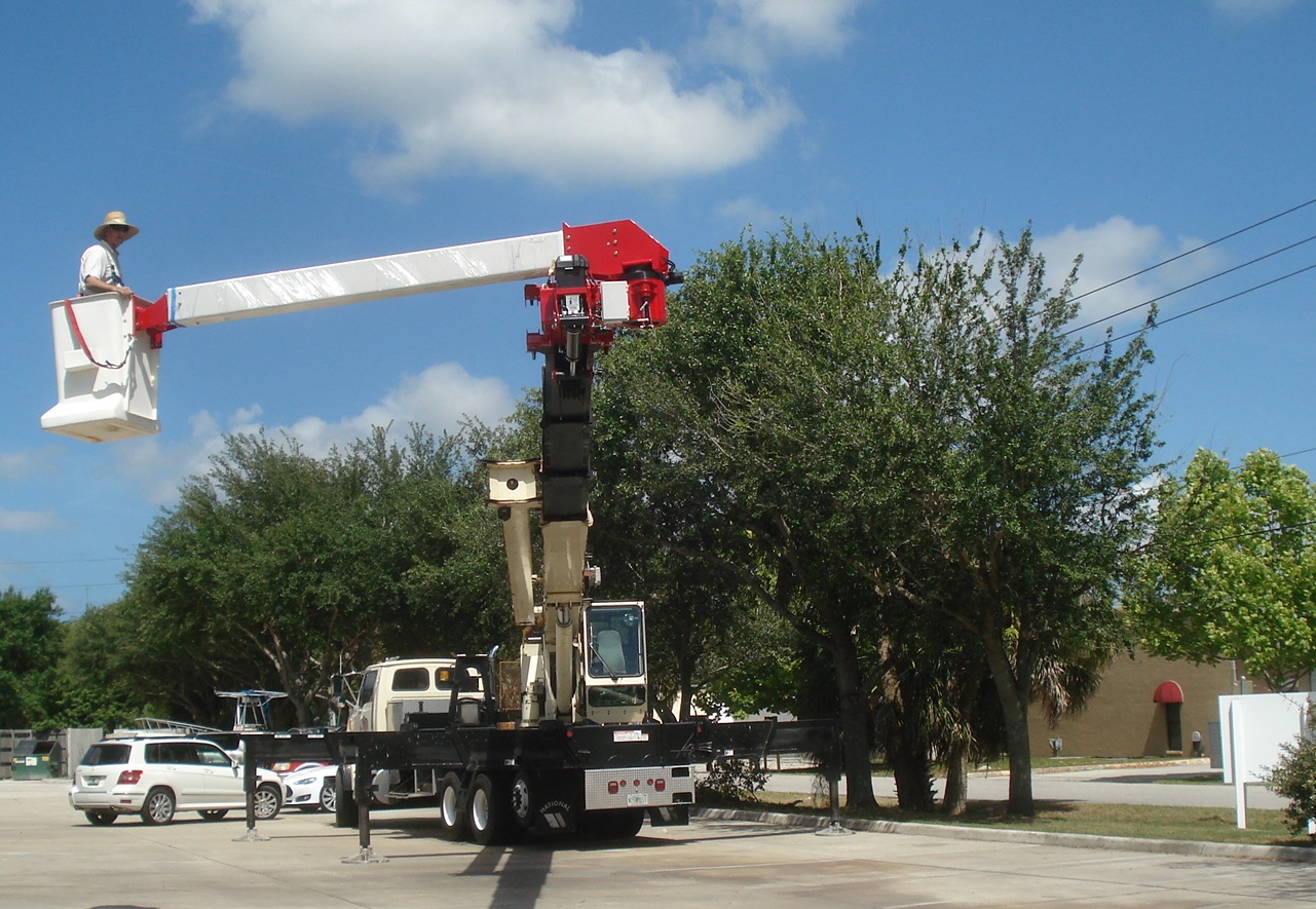 New Insulated Rotating Jib and Basket Fit Telescopic-Boom Cranes ...