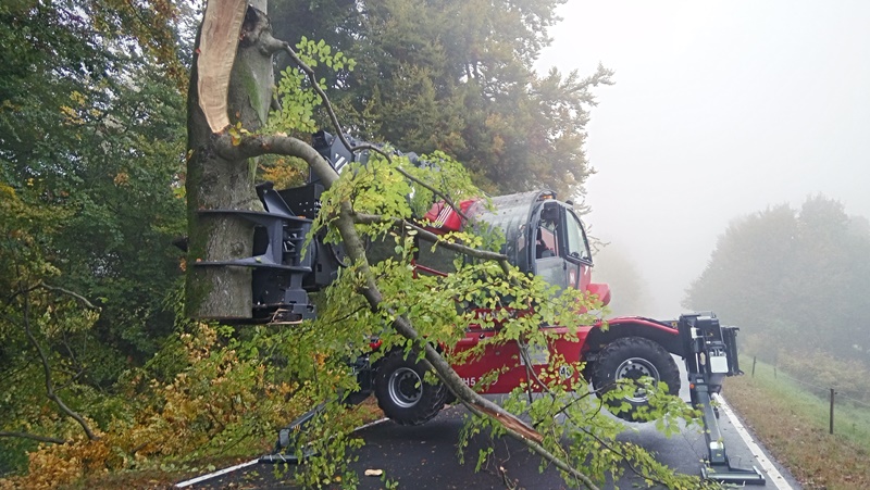 Magni Offers Tree Clamp and Plug-in Power Options for Telehandlers ...