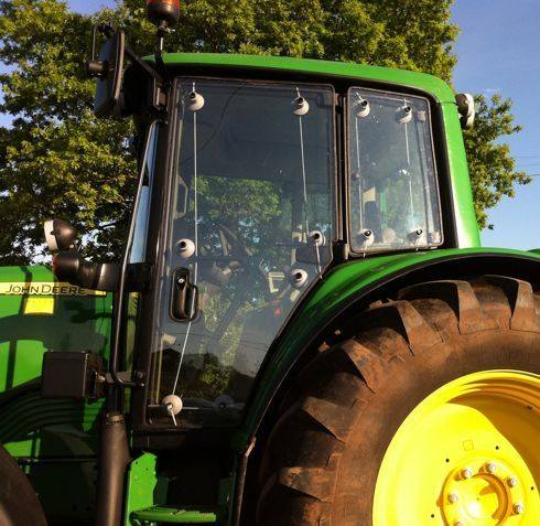 Polycarbonate Tractor Guard Protects Windshields | Farmers Hot Line